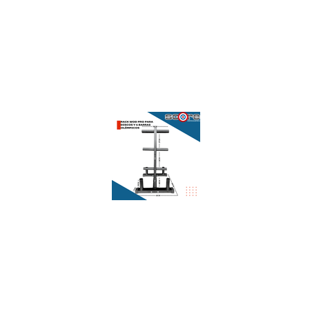 Rack Wod Pro para discos y 4 barras olímpicos,Rack Wod Pro para discos ...
